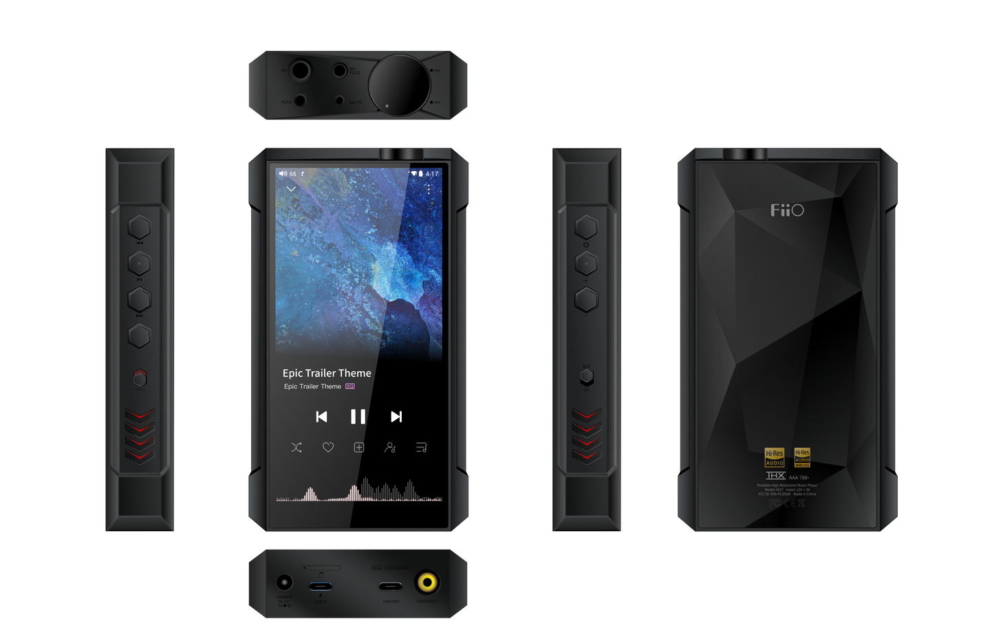 FiiO M17 Flagship Portable High-Resolution Digital Audio Player – Fiio UK